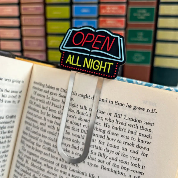 Open All Night Neon Sign Bookmark – Museum of Neon Art