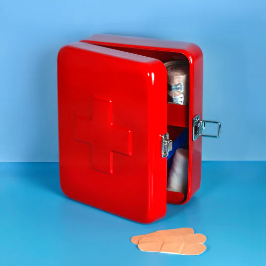 First Aid Red Metal Box – Museum of Neon Art
