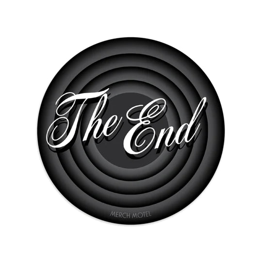 The End Sticker – Museum of Neon Art