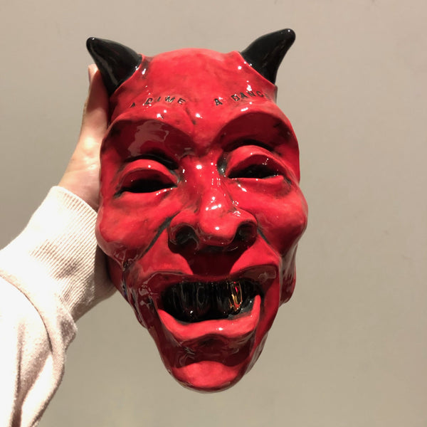 A Dime a Dance Devil Masks by Jim Jenkins – Museum of Neon Art